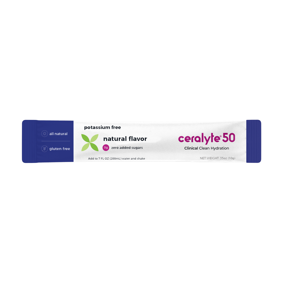 Ceralyte 50 Potassium-Free | 10g Stick Hydration Powder | All Natural ...